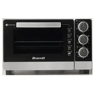 Mini four posable Brandt FC217MS 1380 W Gris et Noir pas cher.