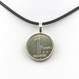 Ventes Flash Noël : ABIJOUX Collier en pièce de monnaie France 1 franc ...