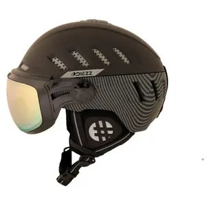 Destockage Noël : Diezz Arctik - Casque ski avec visière Black Silver ...
