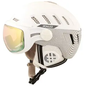 Destockage Noël : Diezz Arctik - Casque ski avec visière White Silver ...