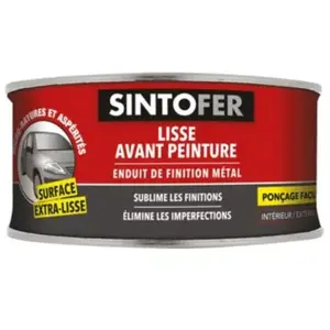 Enduit métal de finition sintofer boîte 170 ml pas cher