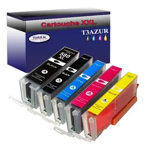 Lot de 5 Cartouches Compatibles pour Canon Pixma TS9150, TS9155, TS950 ...
