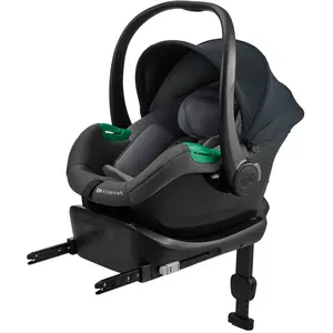 Kinderkraft Siège auto MINK PRO 2 i-Size et base MINK FX 2 gris pas cher