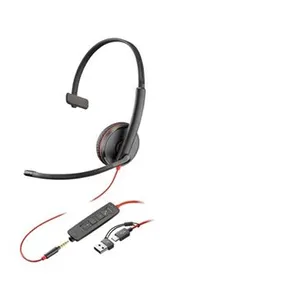 HP Poly Headset Blackwire C3215 Mono USB-C/A & 3,5 mm pas cher